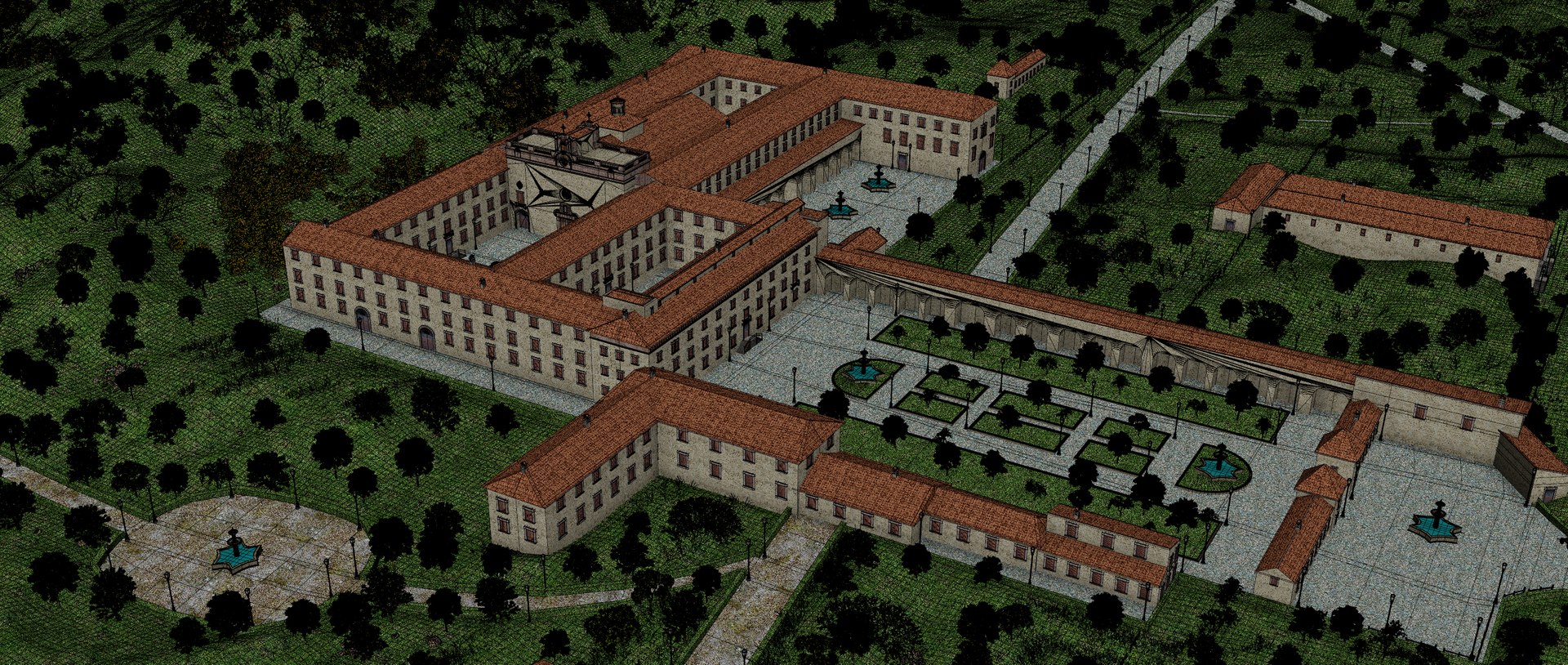 3D Sanctuary Of Lluc Mallorca Model - TurboSquid 2346730