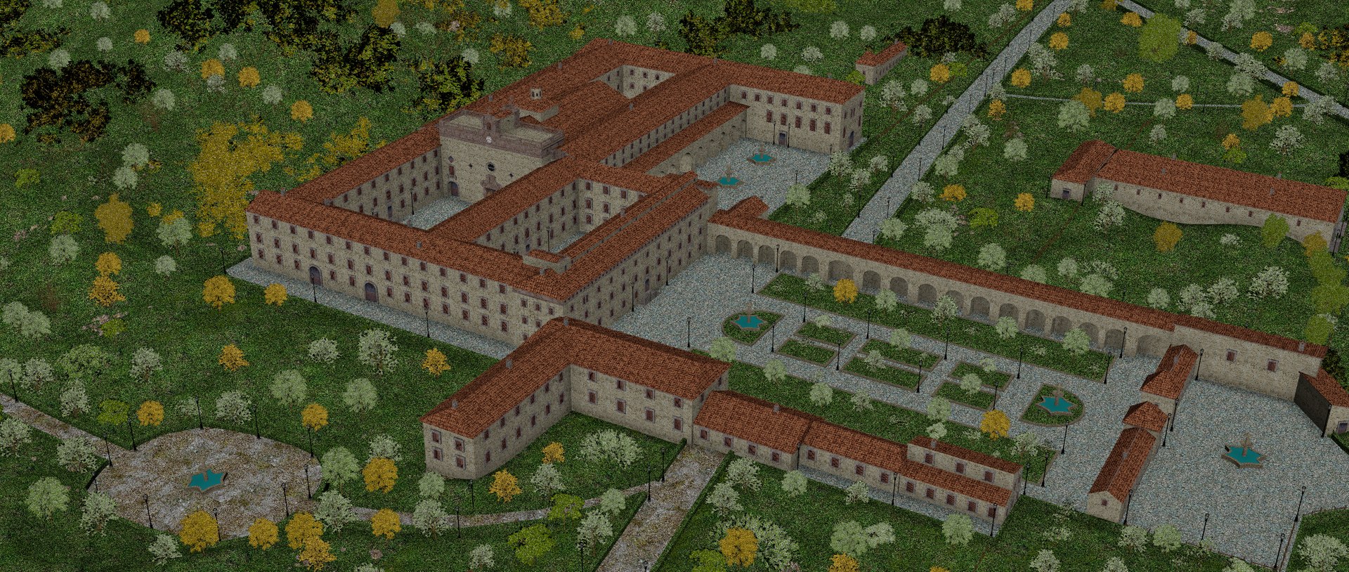 3D Sanctuary Of Lluc Mallorca Model - TurboSquid 2346730