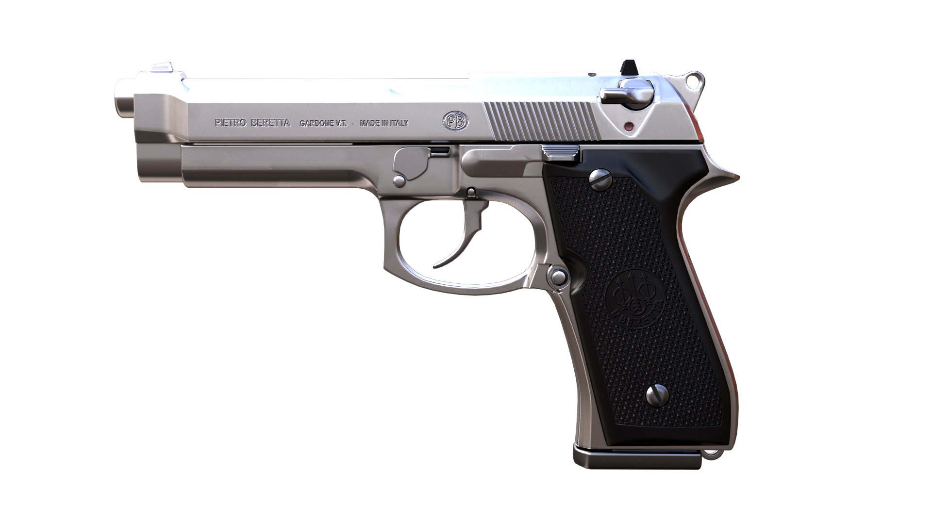 3D Beretta 92FS - TurboSquid 2124769