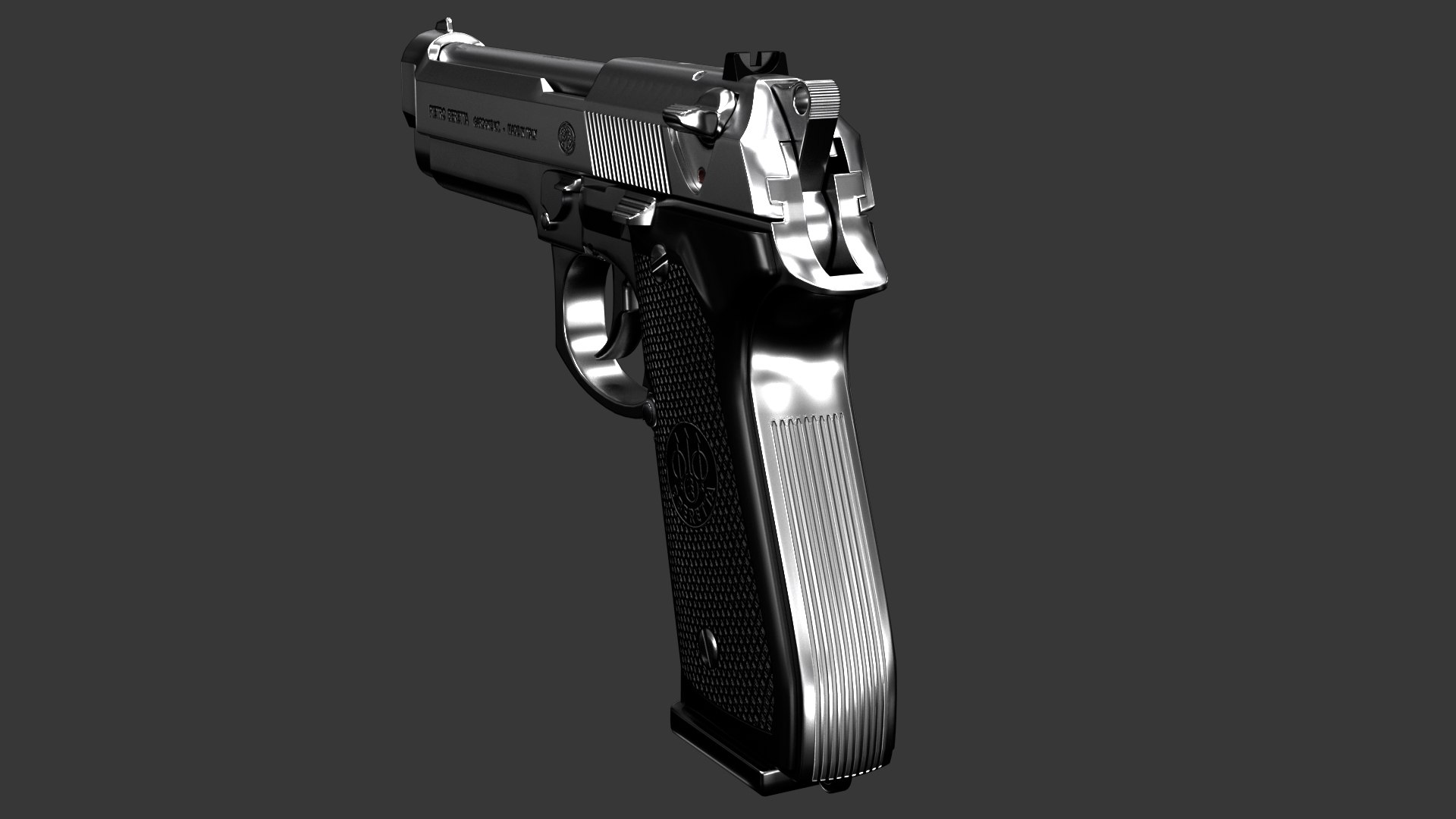 3D Beretta 92FS - TurboSquid 2124769