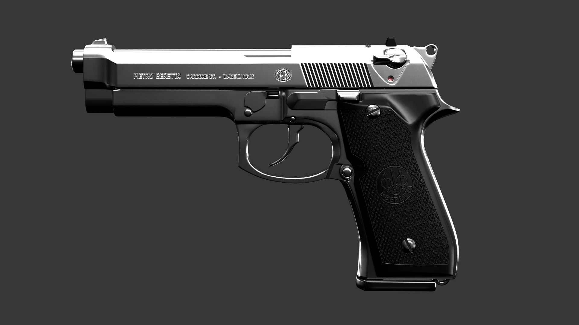 3D Beretta 92FS - TurboSquid 2124769