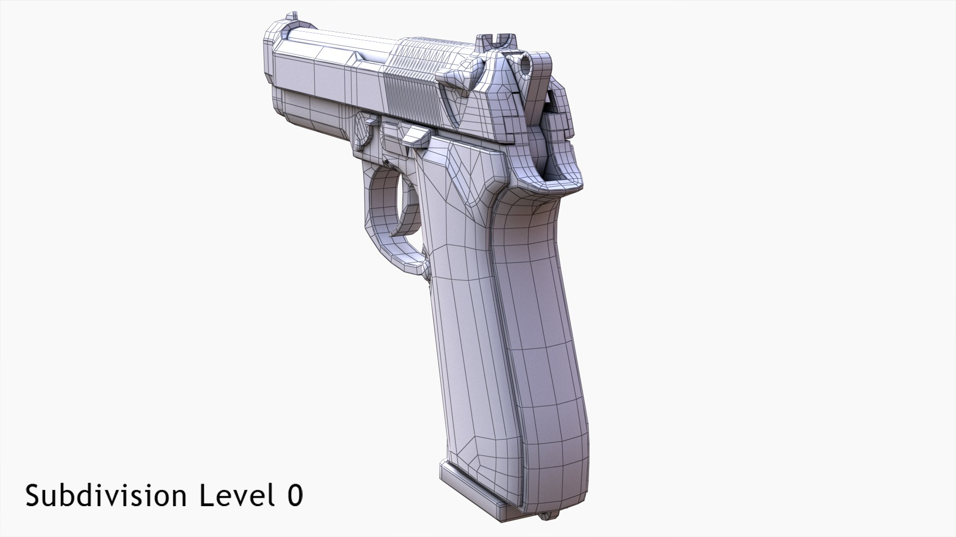3D Beretta 92FS - TurboSquid 2124769