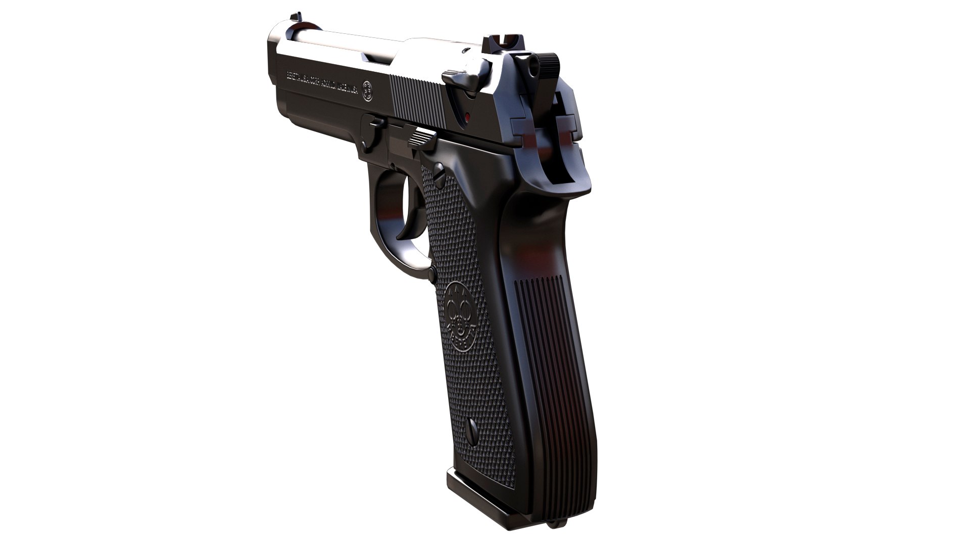 3D Beretta 92FS - TurboSquid 2124769