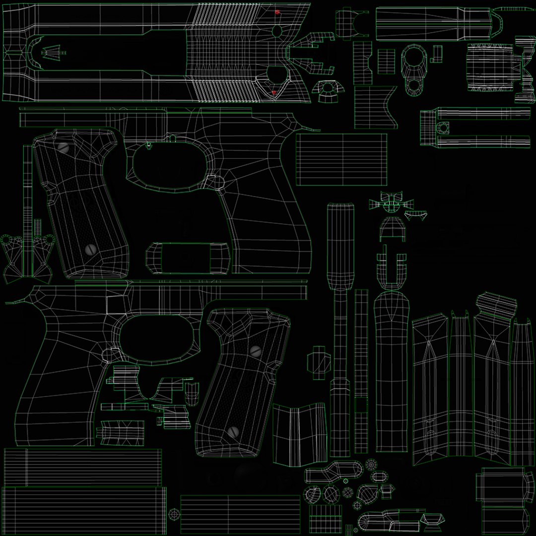3D Beretta 92FS - TurboSquid 2124769
