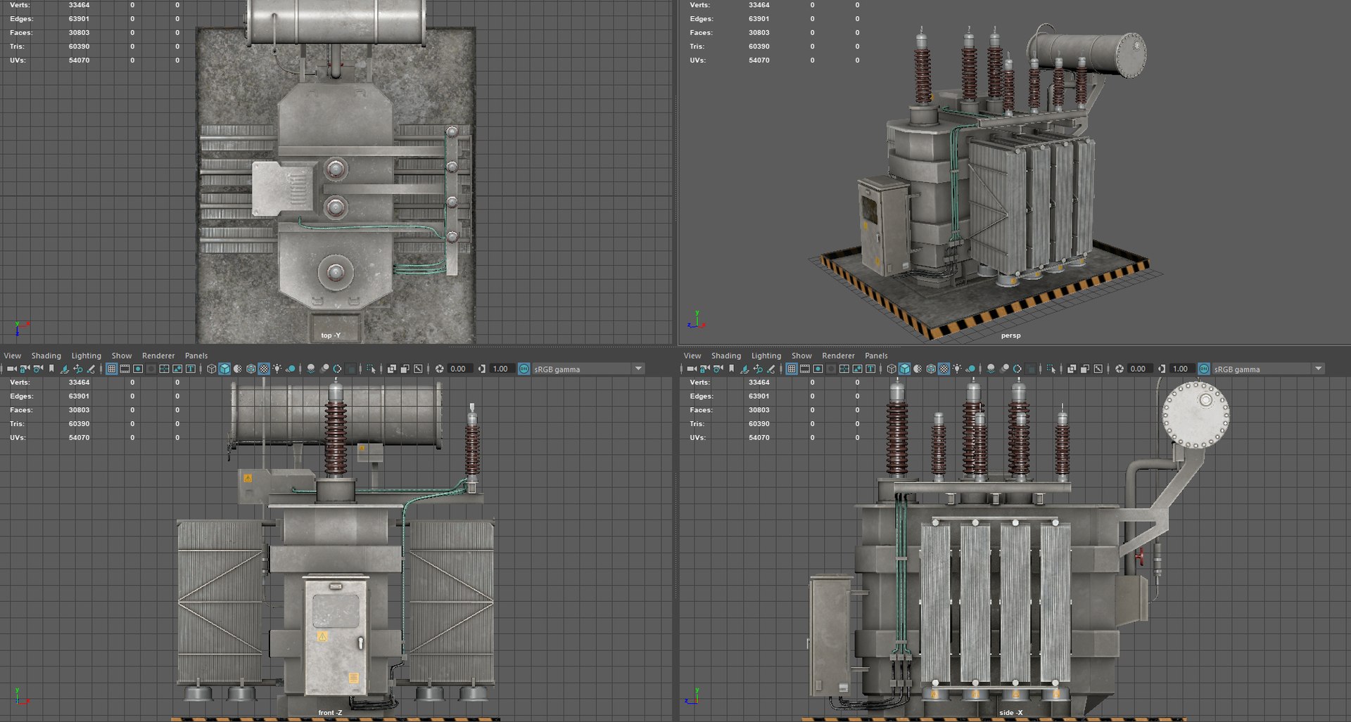 Power Transformer Model - TurboSquid 1935847