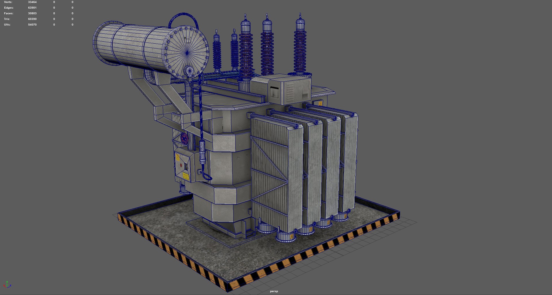 Power Transformer Model - TurboSquid 1935847