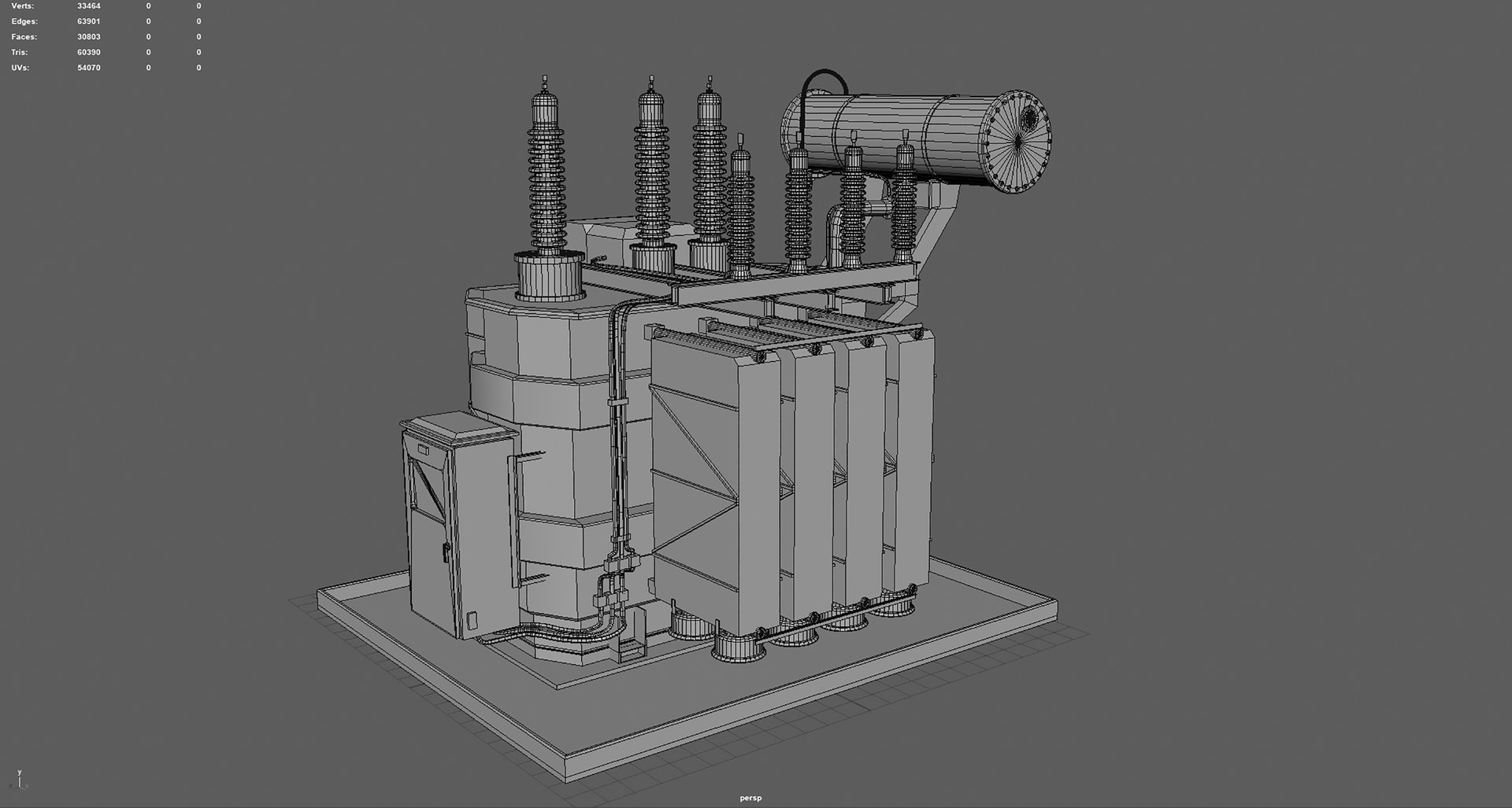 Power Transformer Model - TurboSquid 1935847