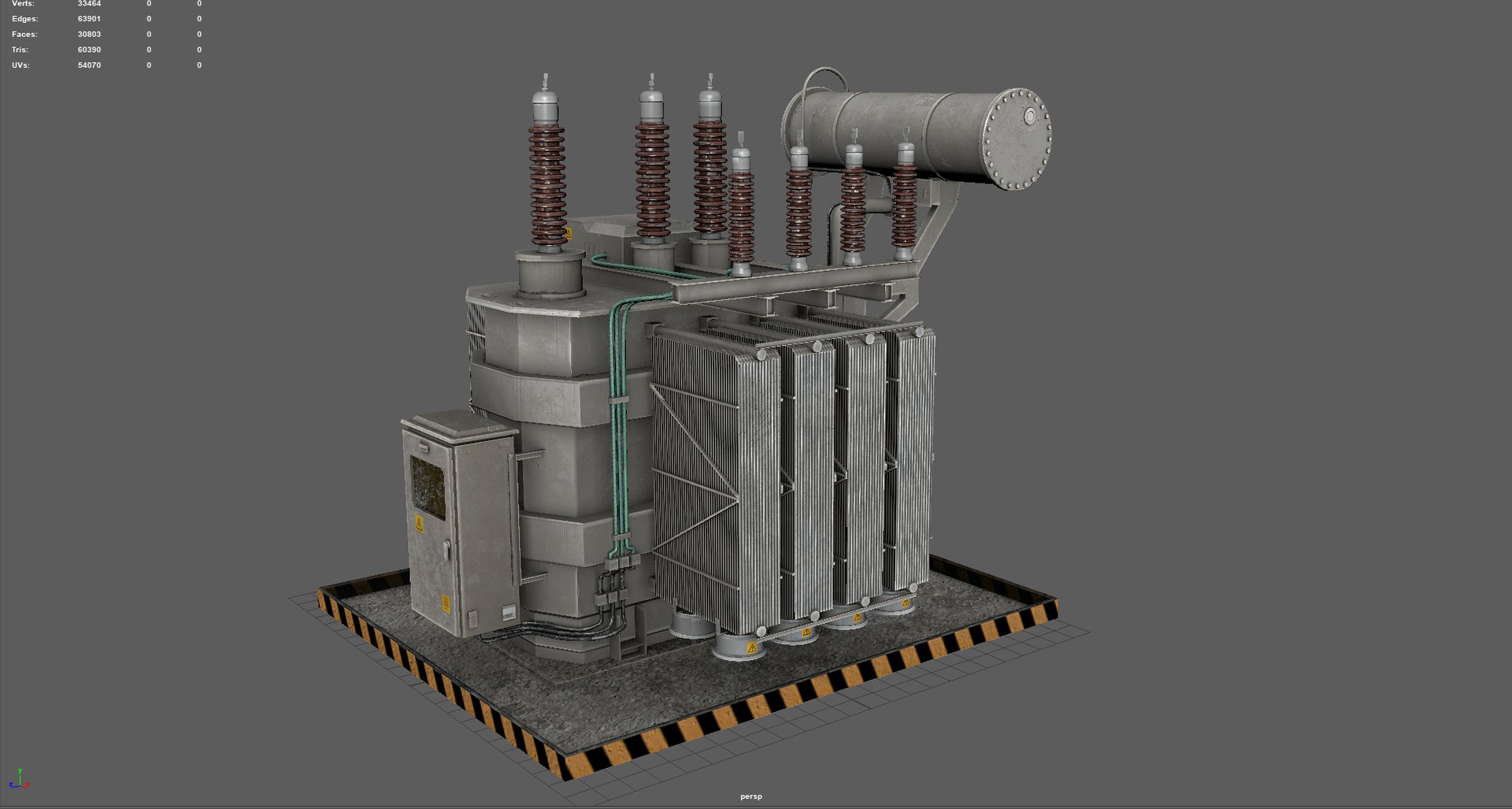 Power Transformer Model - TurboSquid 1935847