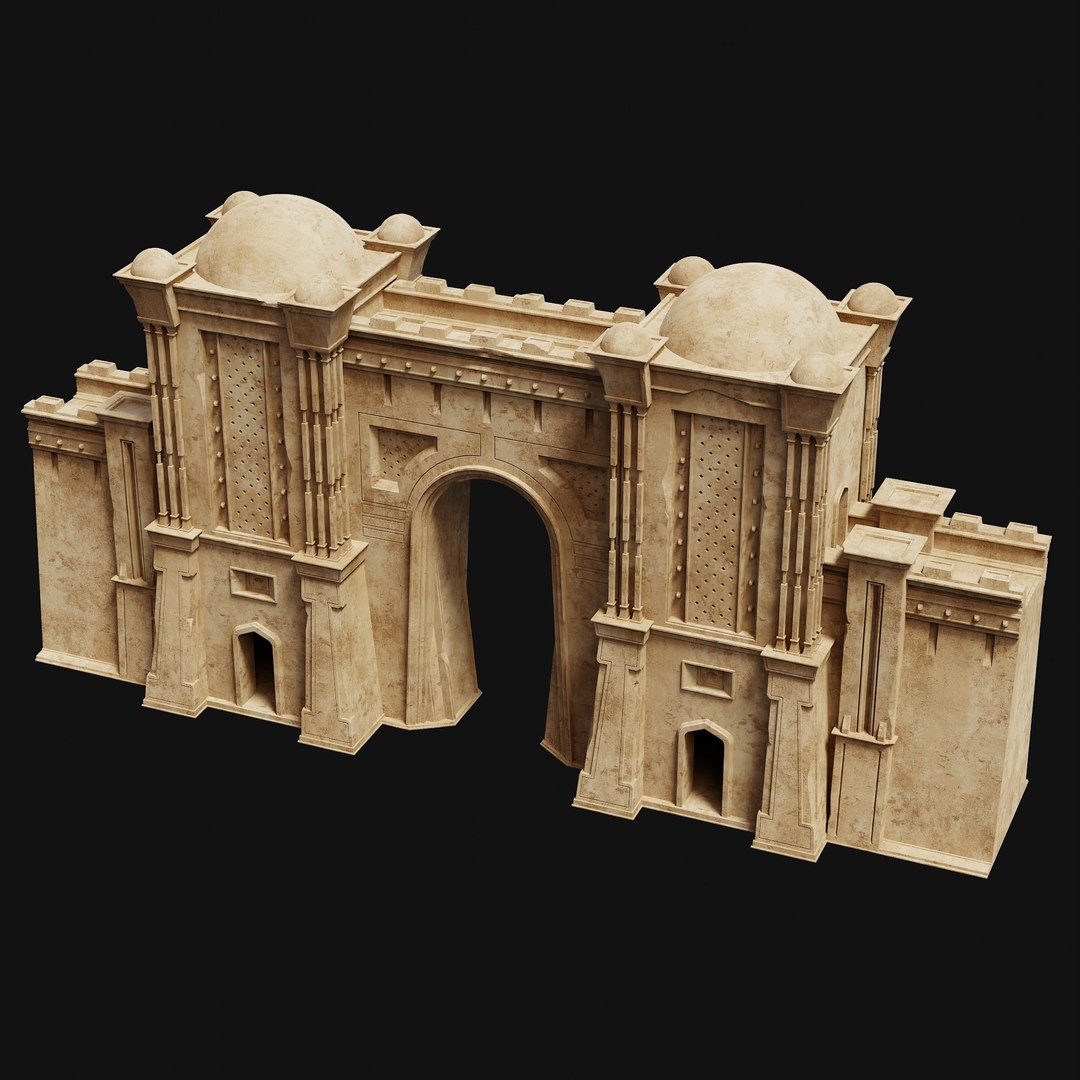 3D Model ANCIENT WALLS BUILDER DESERT SAND STONE OLD EGYPT AAA ...