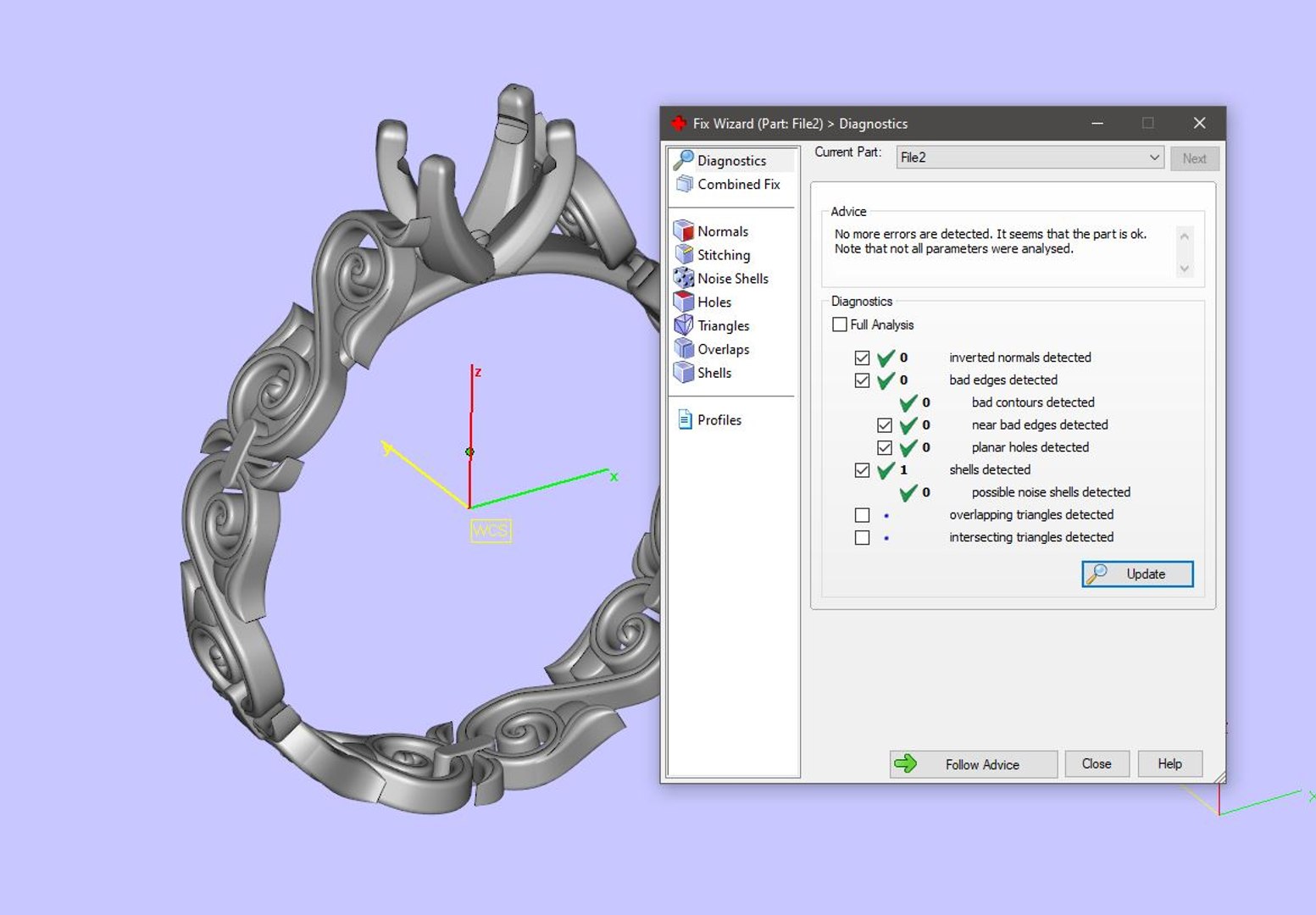 Diamond ring ornament 3D model - TurboSquid 1513693