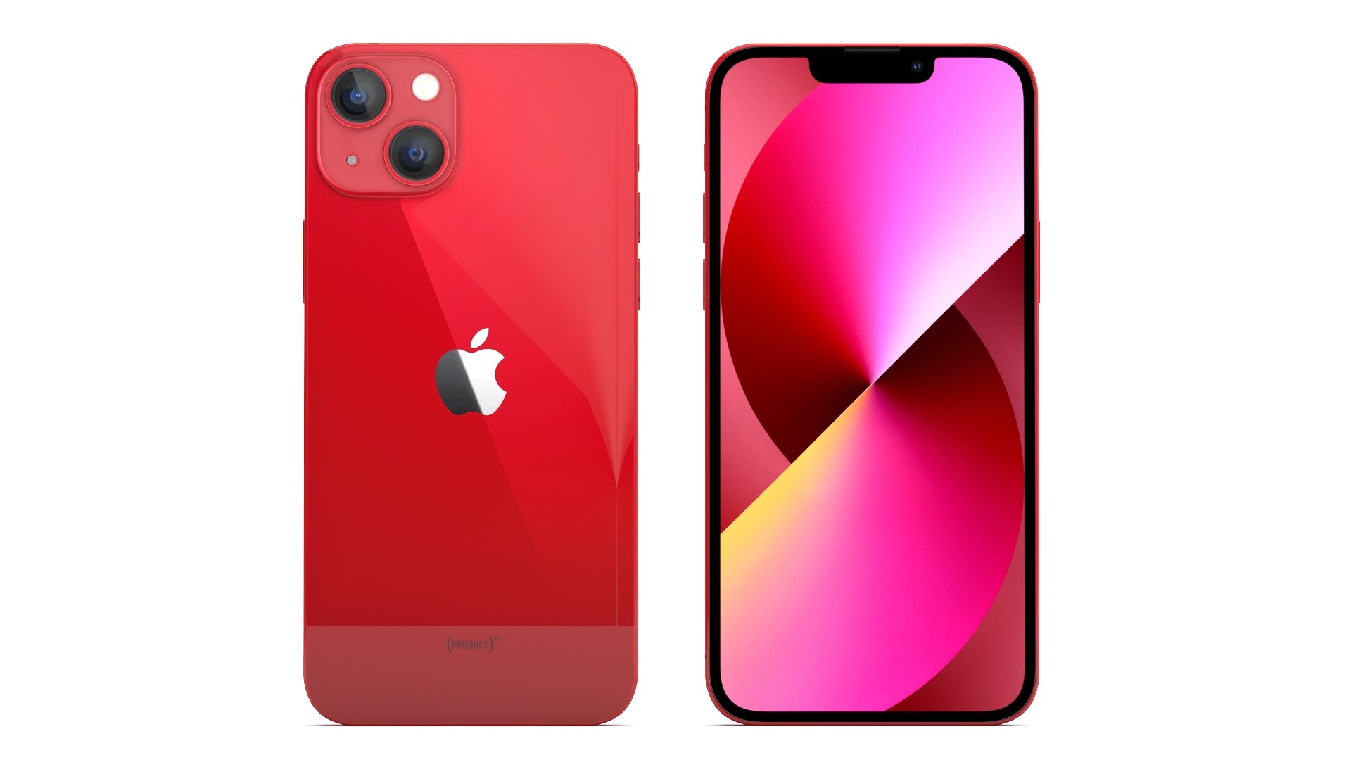 3D Apple IPhone 13 RED - TurboSquid 2046277