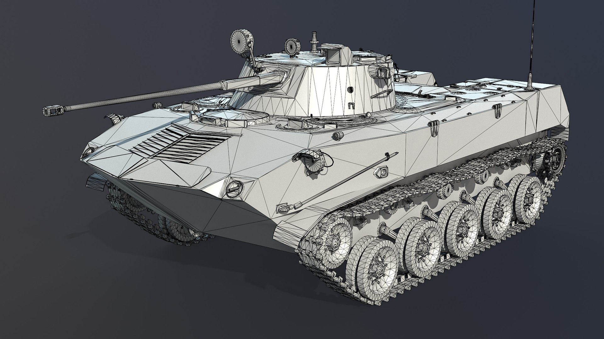 Airborne Bmd-2 Model - TurboSquid 1385129