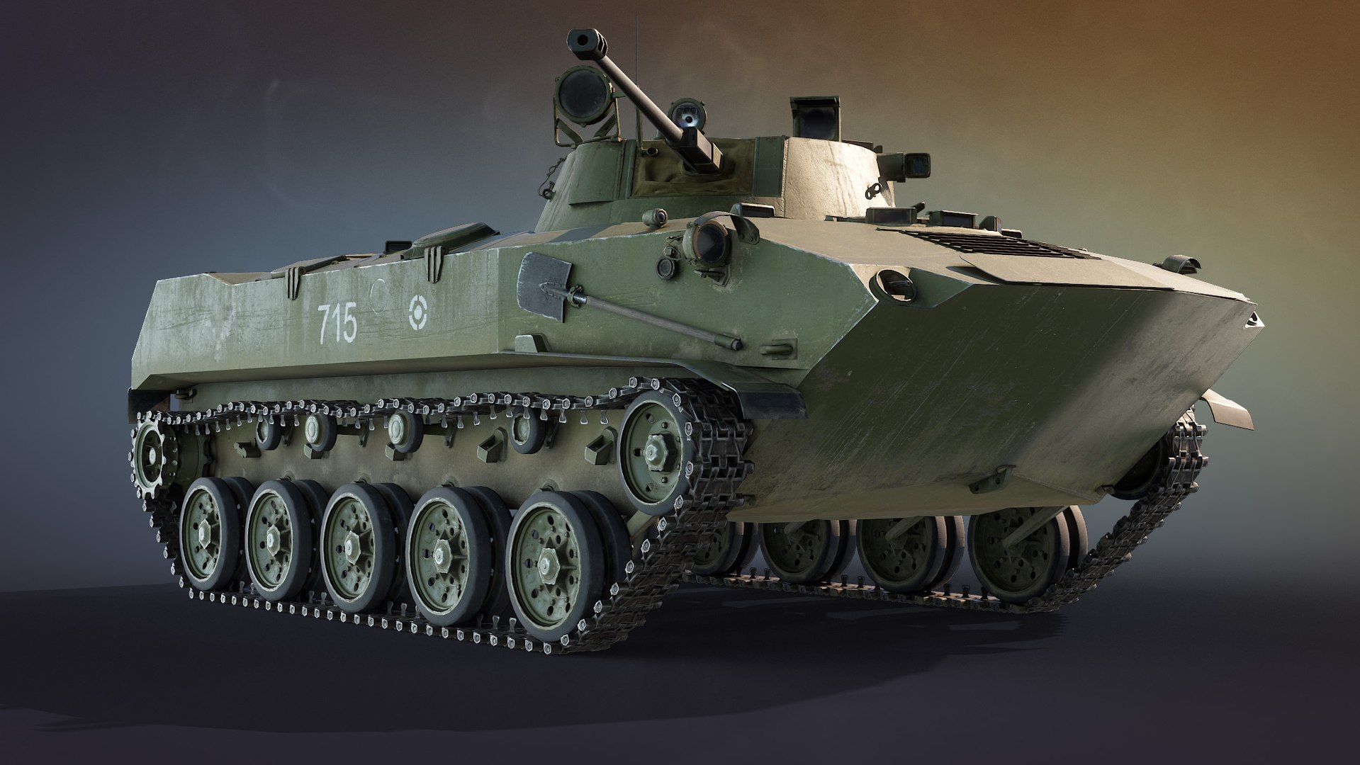 Airborne Bmd-2 Model - TurboSquid 1385129