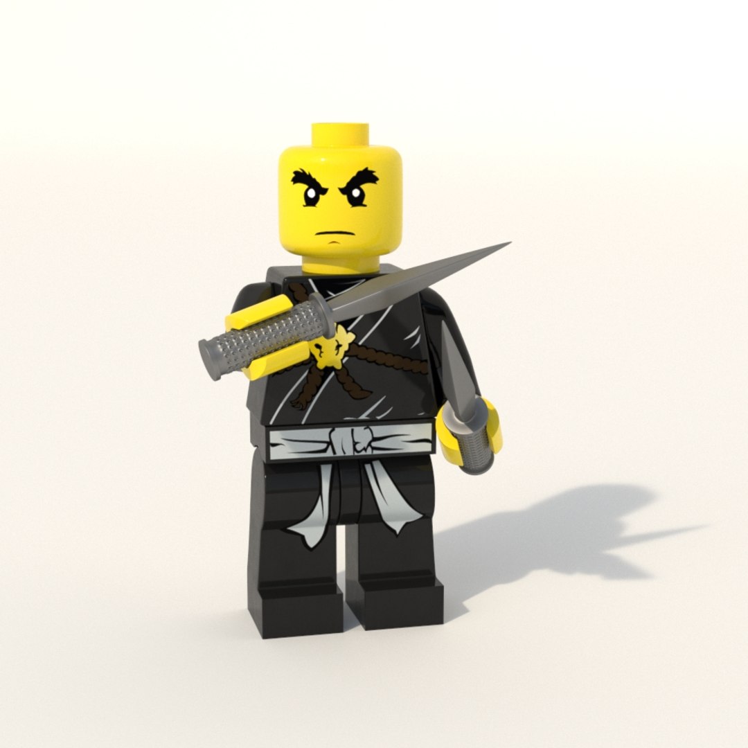 3D Lego Ninja - TurboSquid 1350422