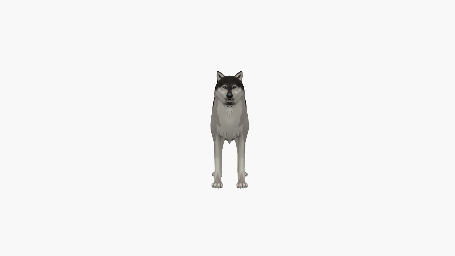 Cartoon Wolf 3D model - TurboSquid 2073630