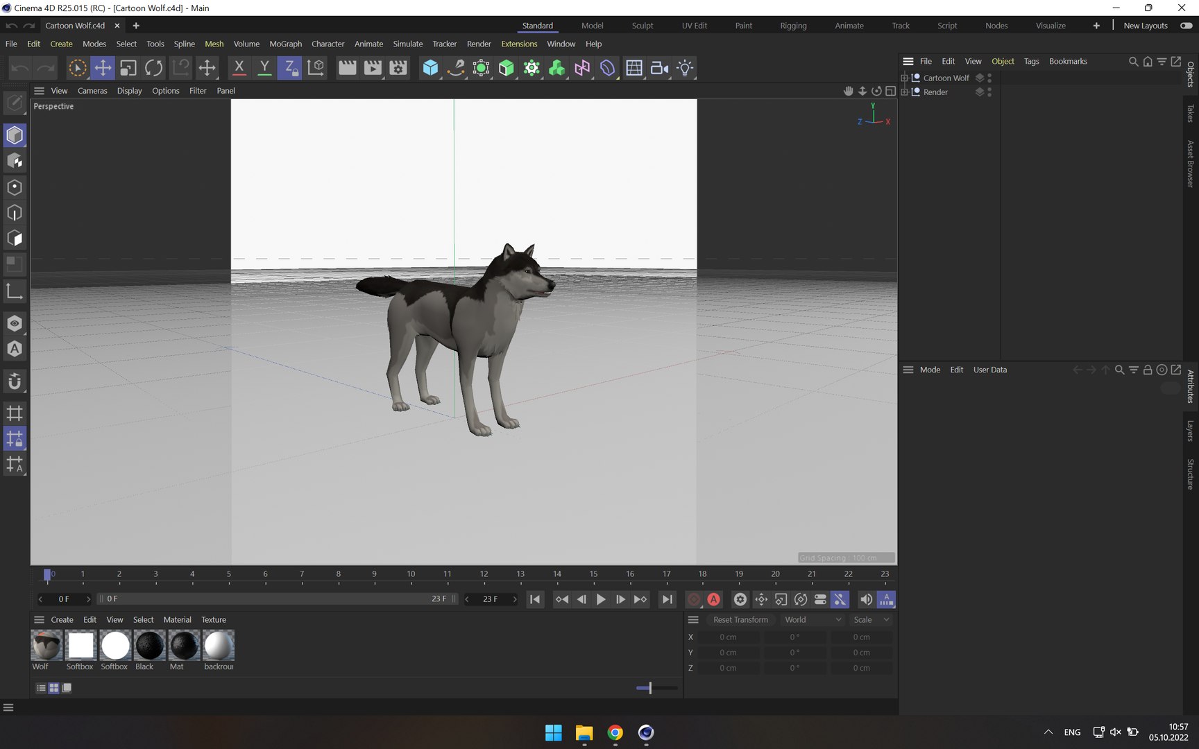 Cartoon Wolf 3D model - TurboSquid 2073630