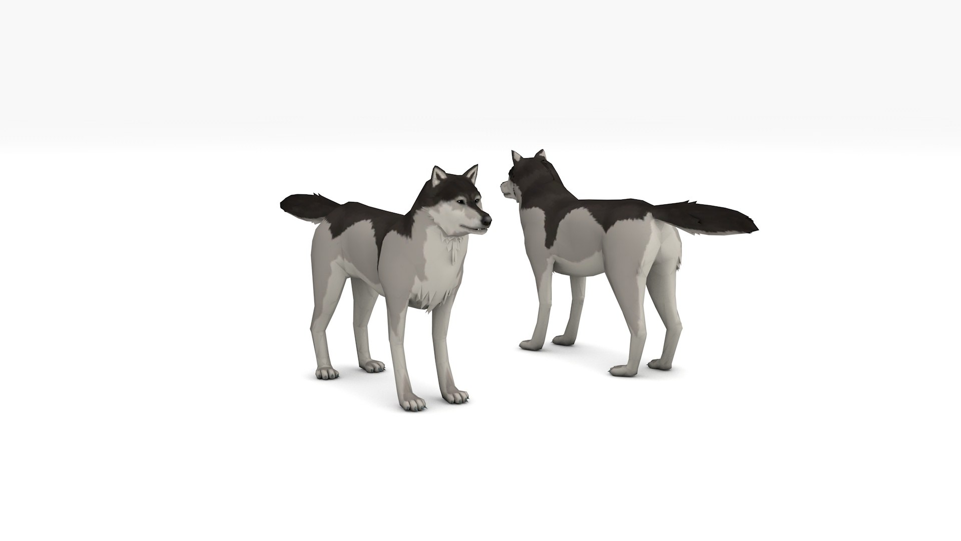 Cartoon Wolf 3D model - TurboSquid 2073630
