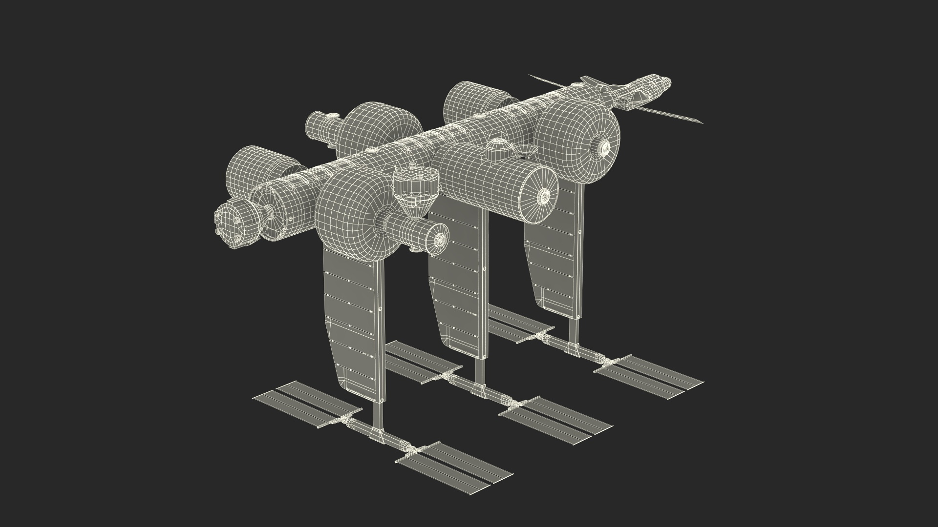 Space Orbital Station Rigged For Maya 3D Model - TurboSquid 2164636