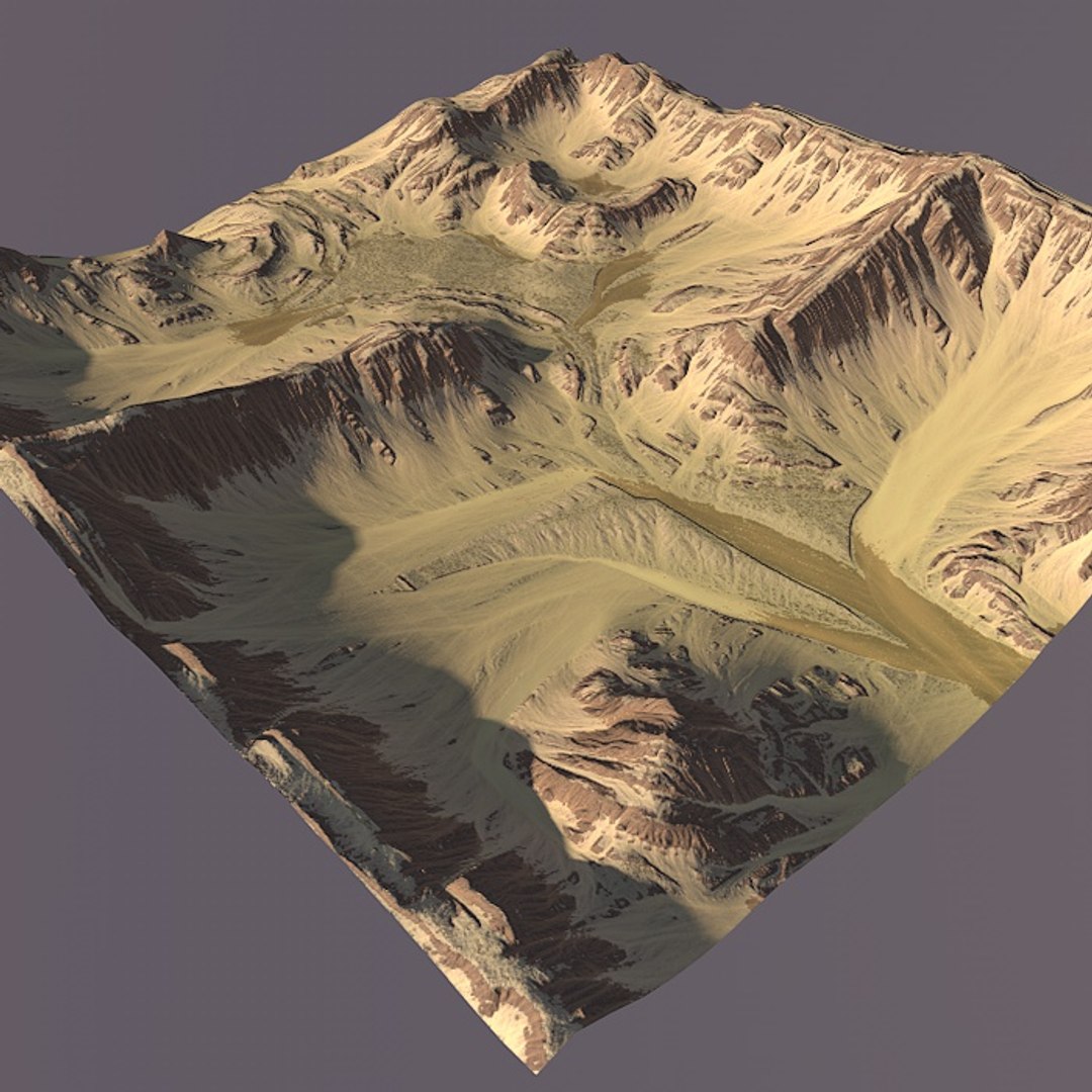 Mountain Games Maps 3d Model
