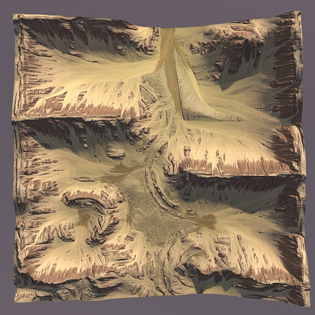 Mountain Games Maps 3d Model