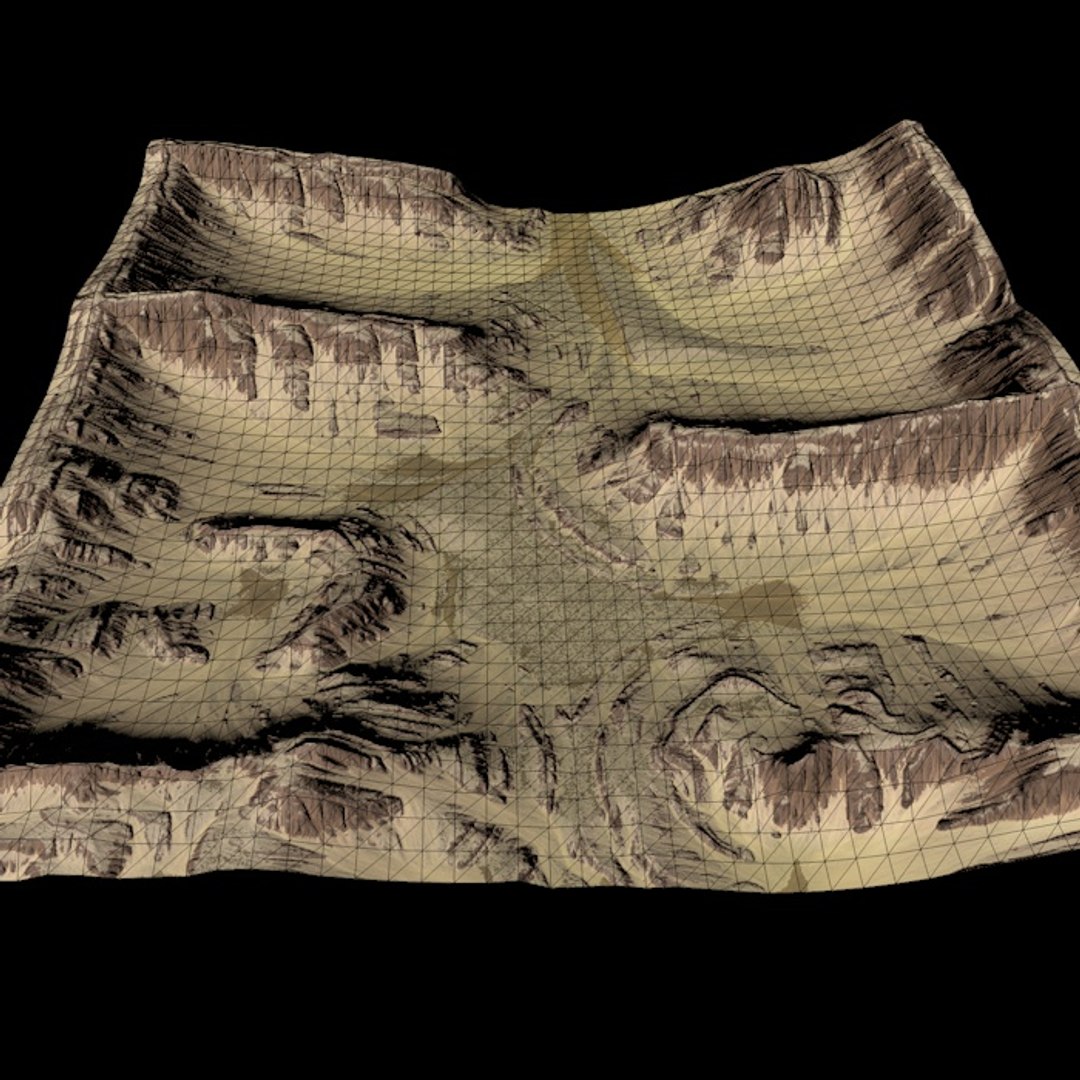 Mountain Games Maps 3d Model