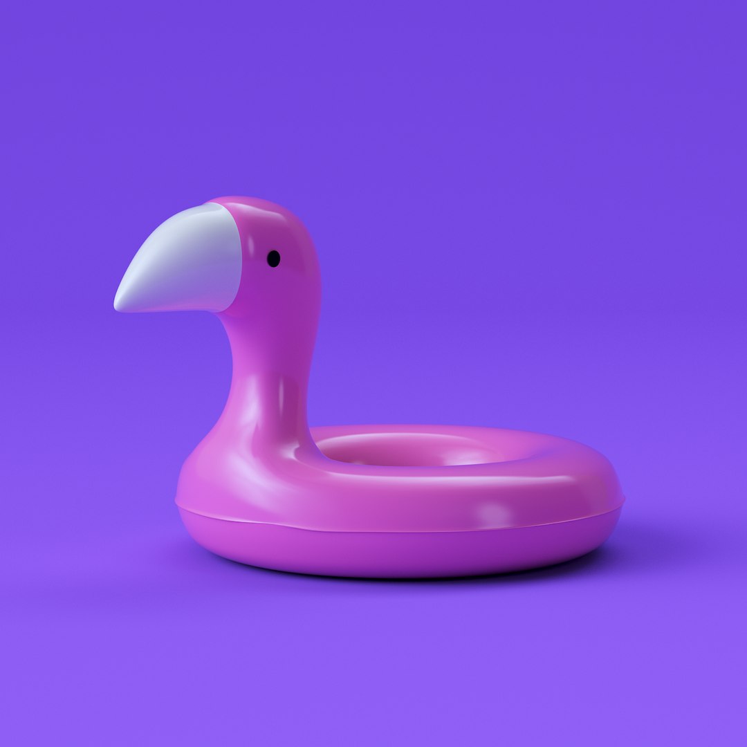 Tube Flamingo 3D - TurboSquid 1672306
