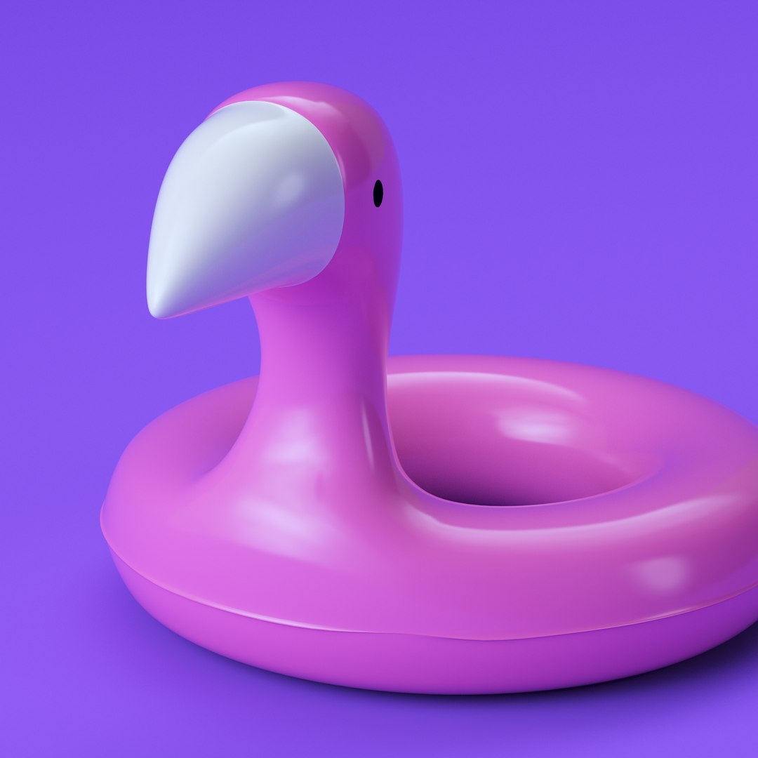 Tube Flamingo 3D - TurboSquid 1672306