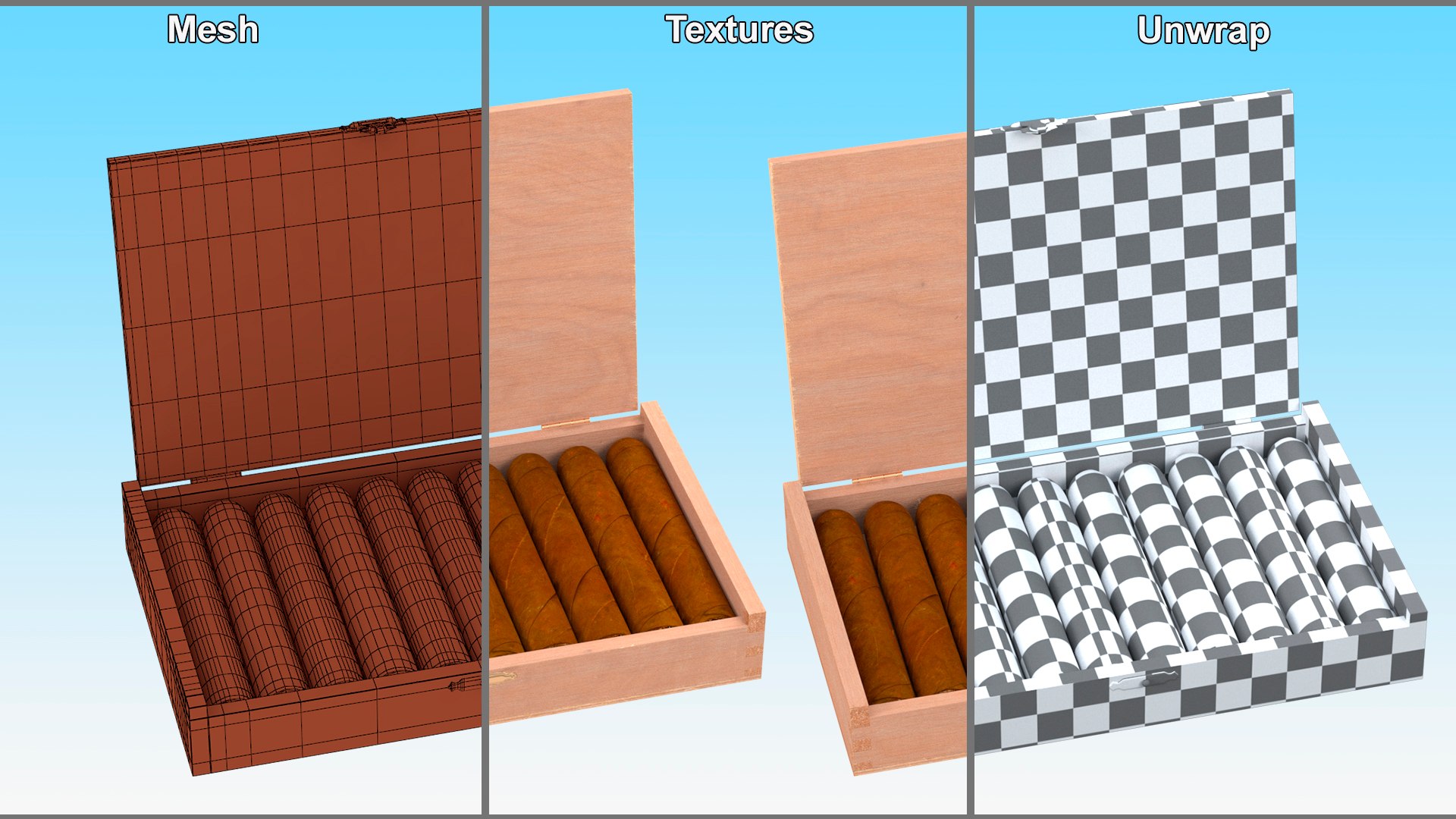 Box Of Cuban Cigars 3D - TurboSquid 2273083