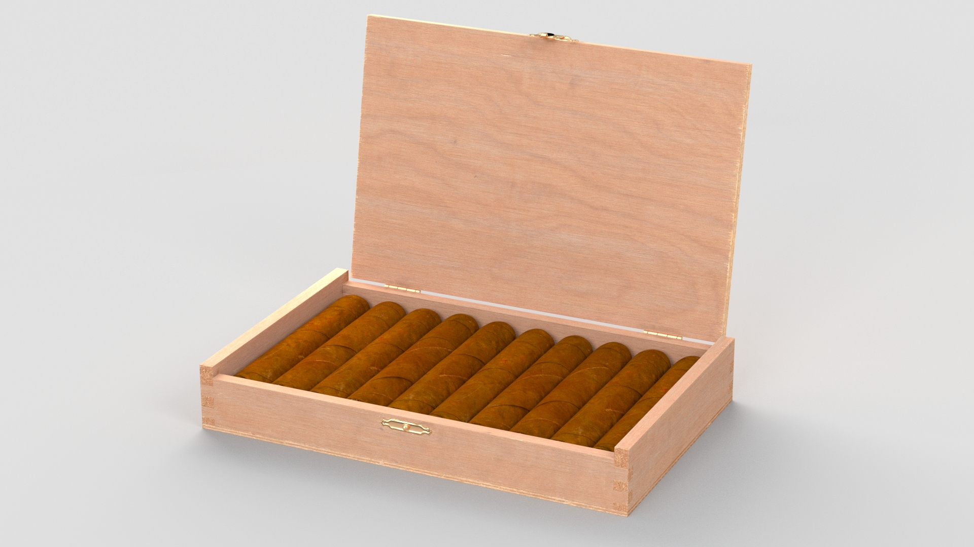 Box Of Cuban Cigars 3D - TurboSquid 2273083