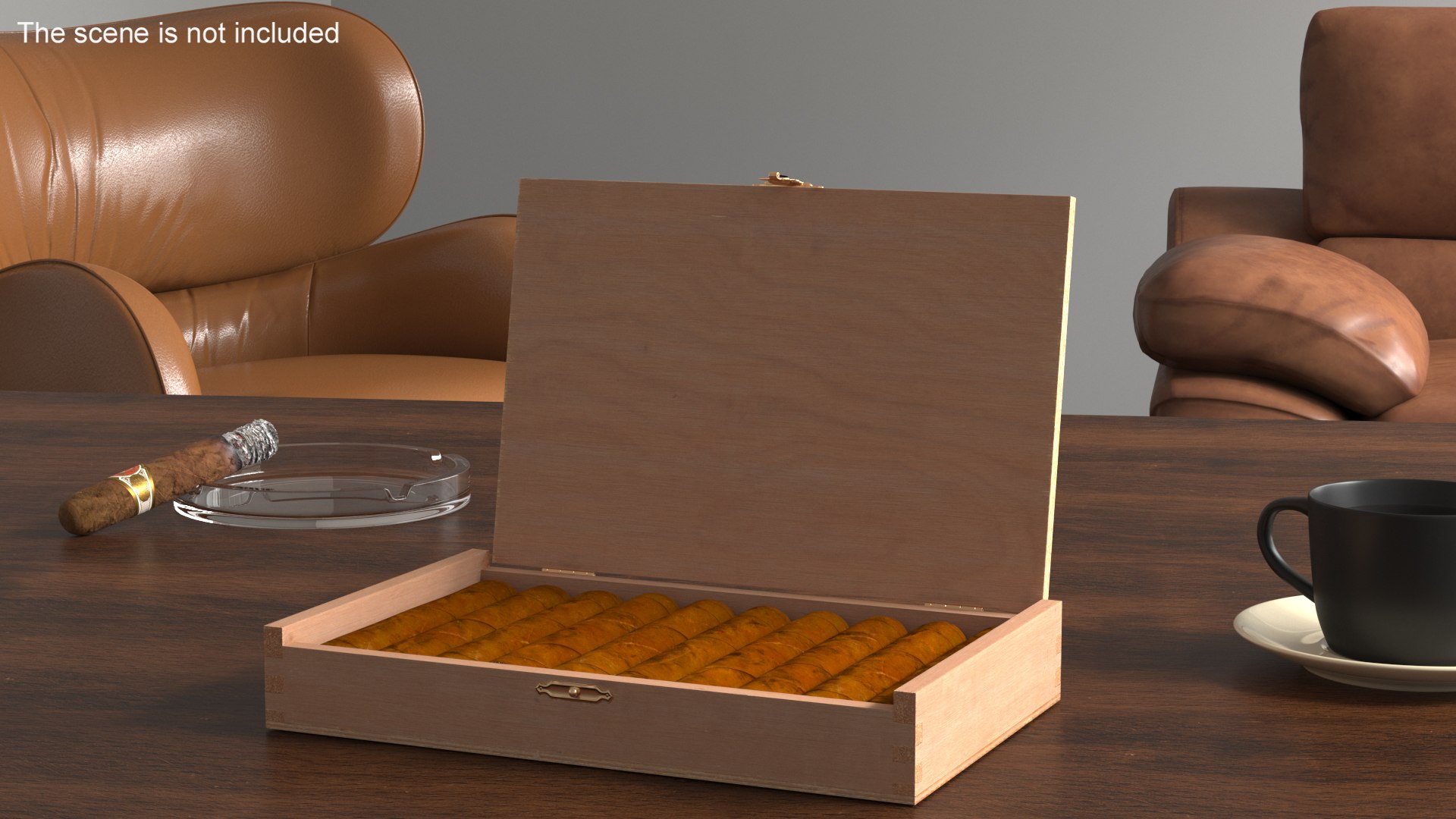 Box Of Cuban Cigars 3D - TurboSquid 2273083
