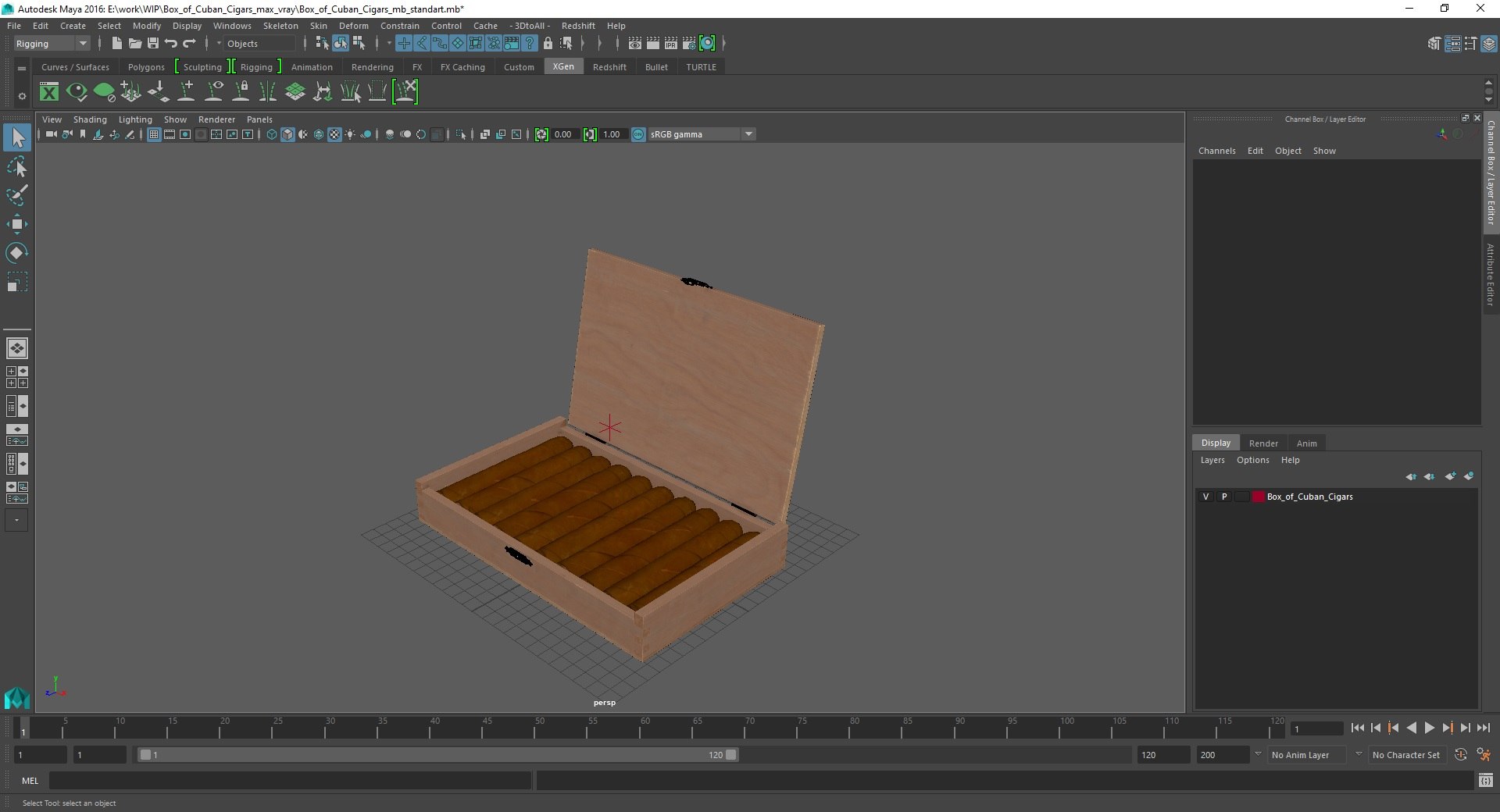 Box Of Cuban Cigars 3D - TurboSquid 2273083