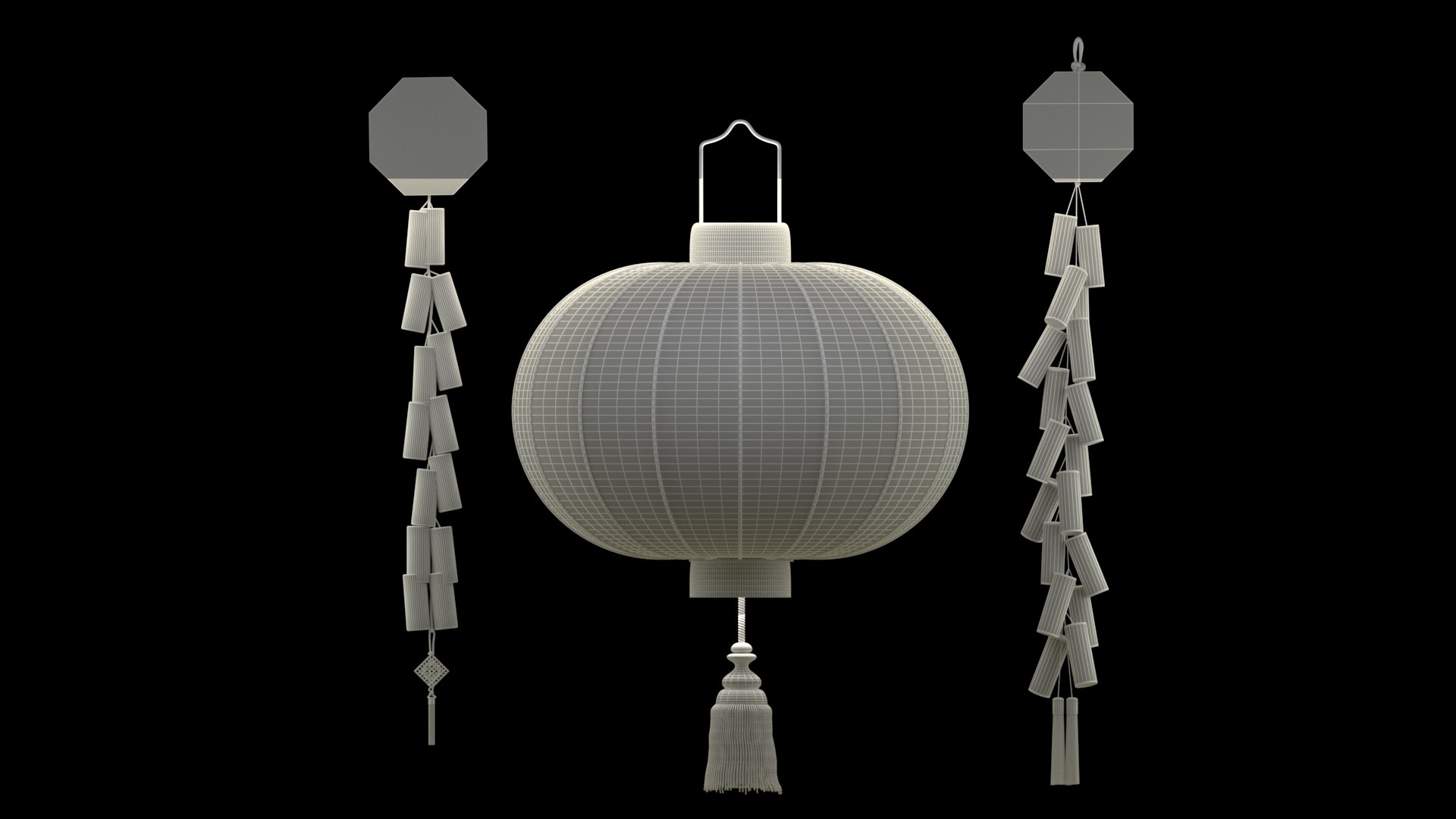 Chinese Lantern 3D Model - TurboSquid 1672386