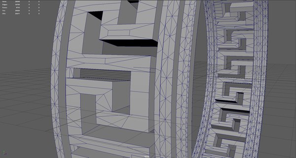 3D greek ring model - TurboSquid 1512247