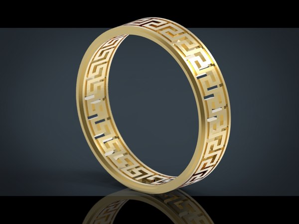 3D greek ring model - TurboSquid 1512247