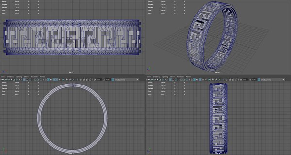 3D greek ring model - TurboSquid 1512247
