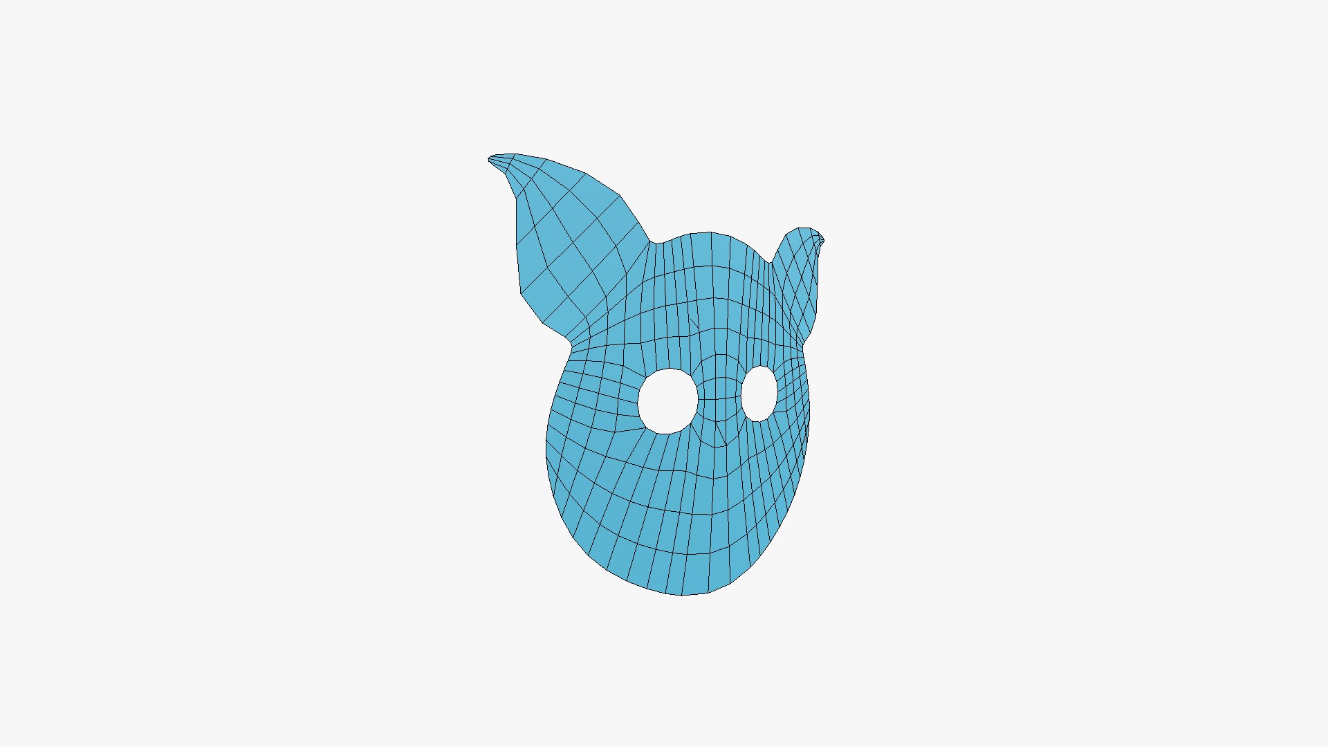 3D Model 04 Pig Mask Paper Collection - Character Design Fashion ...