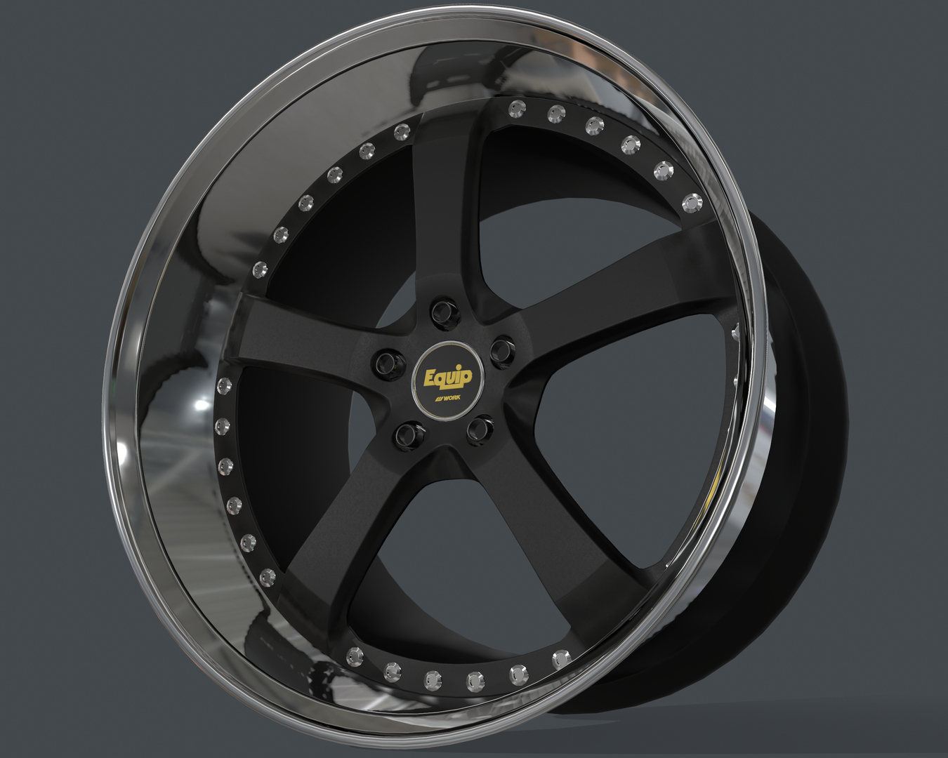 Free rim equip work wheels 3D model - TurboSquid 1539381