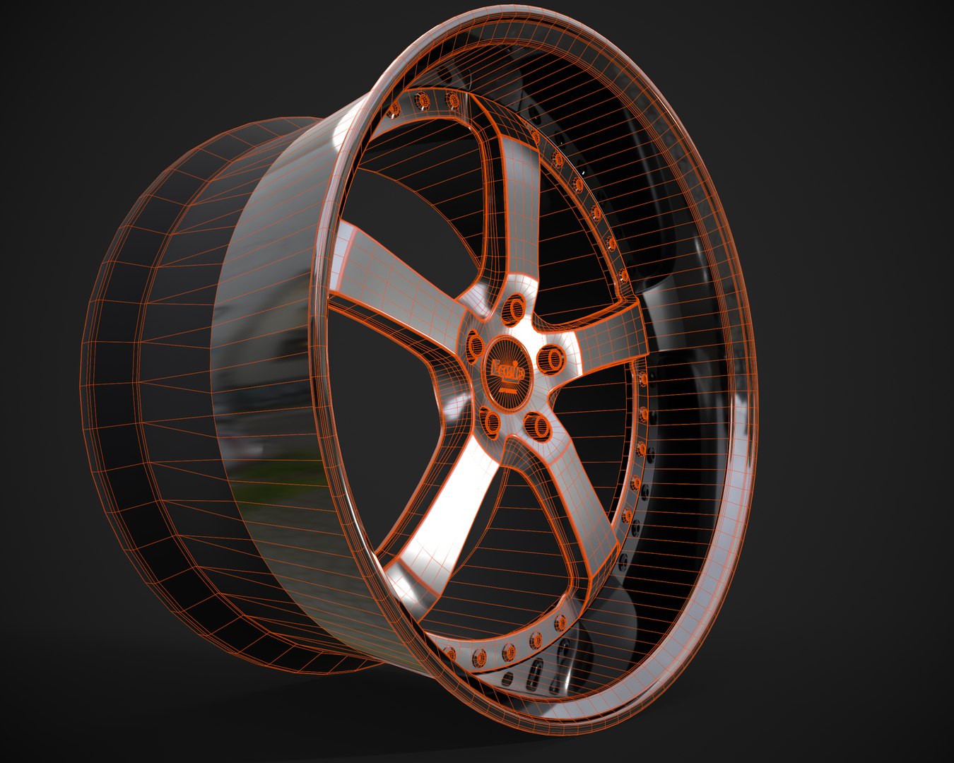 Free Rim Equip Work Wheels 3D Model - TurboSquid 1539381