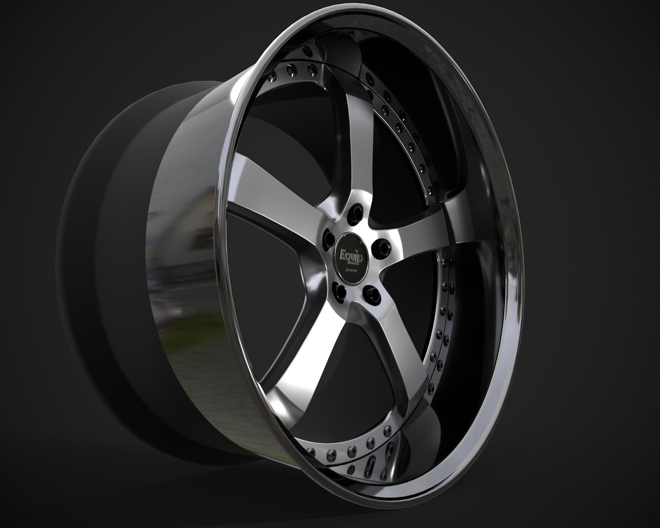 Free Rim Equip Work Wheels 3D Model - TurboSquid 1539381