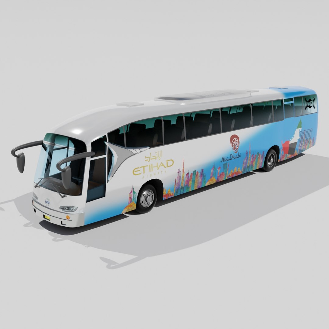 modelo 3d Travel Bus 2 - TurboSquid 2065564