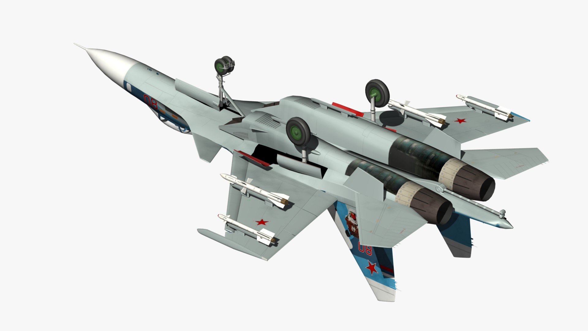 3D sukhoi naval flanker model - TurboSquid 1313100