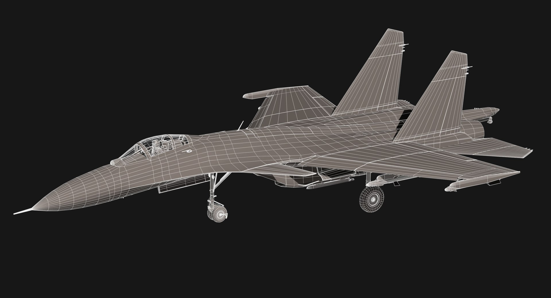 3D sukhoi naval flanker model - TurboSquid 1313100