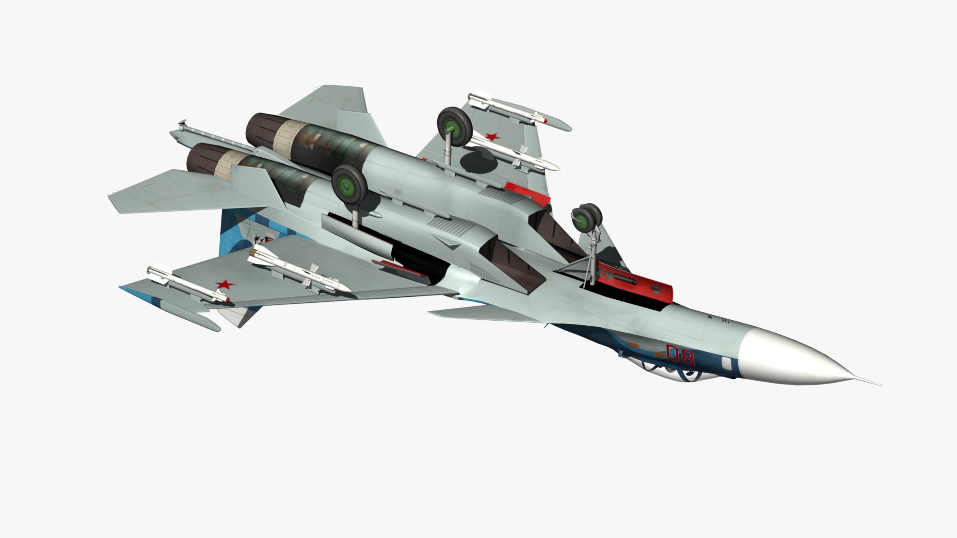 3D sukhoi naval flanker model - TurboSquid 1313100