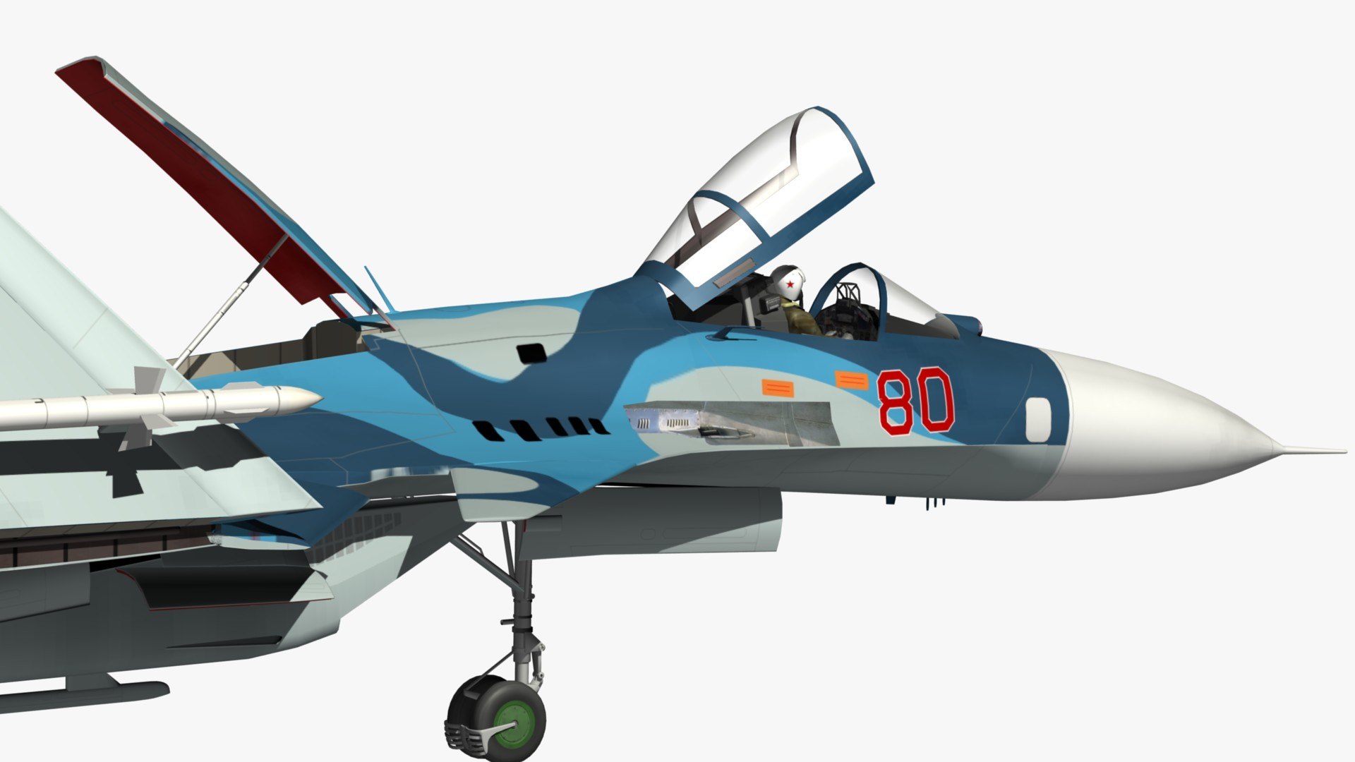 3D sukhoi naval flanker model - TurboSquid 1313100