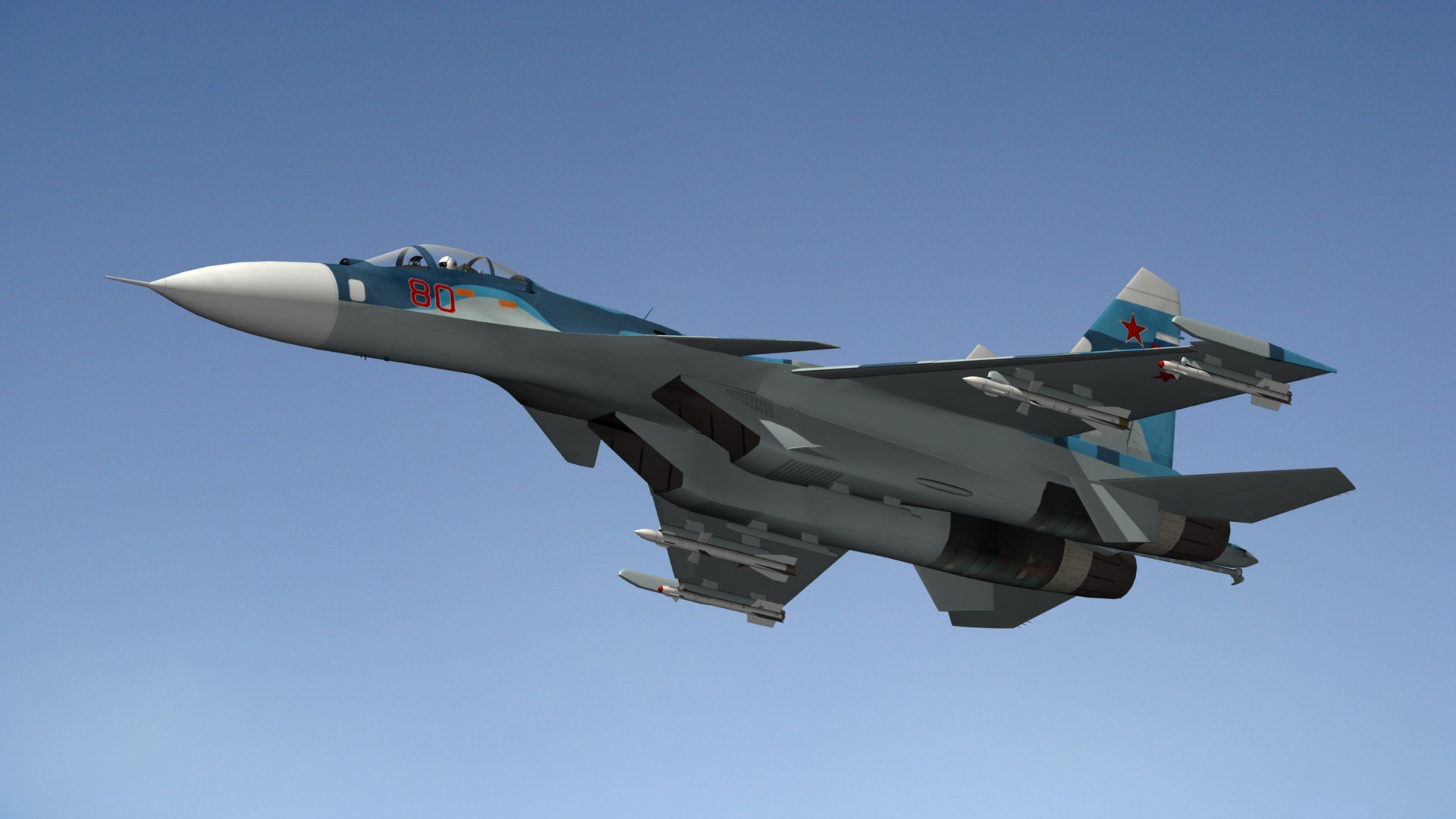 3D sukhoi naval flanker model - TurboSquid 1313100