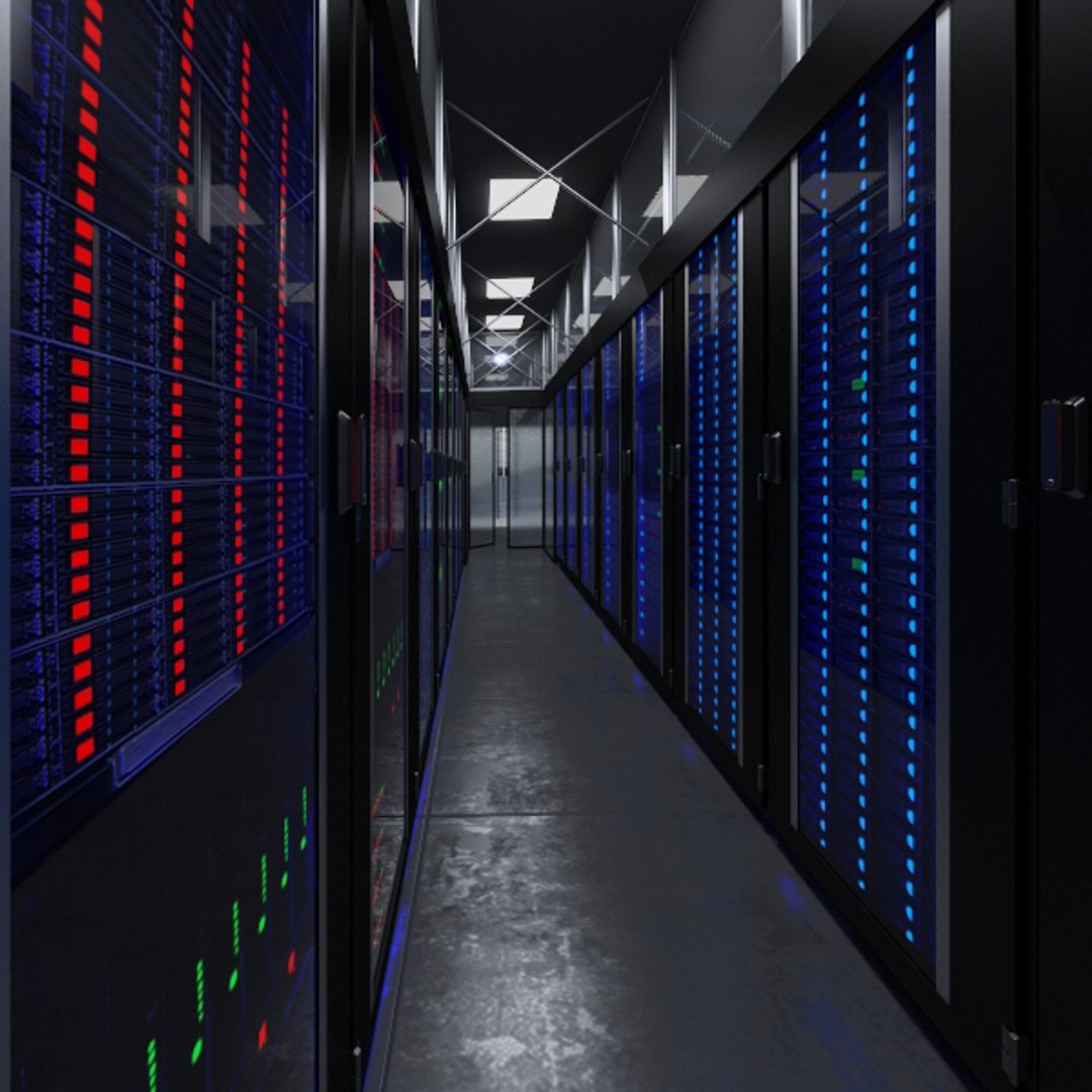 Data Center 3d Model