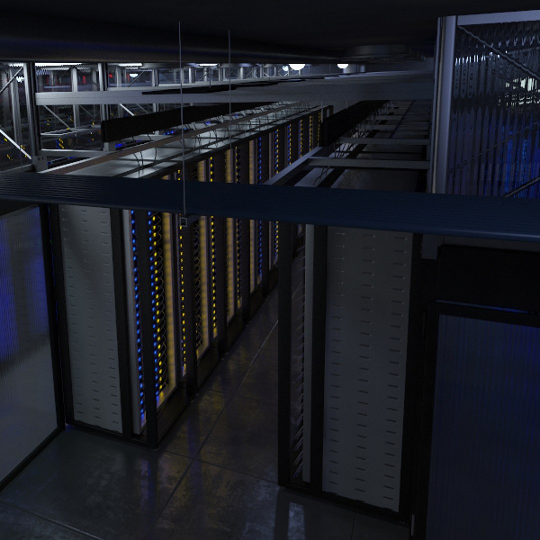 Data Center 3d Model