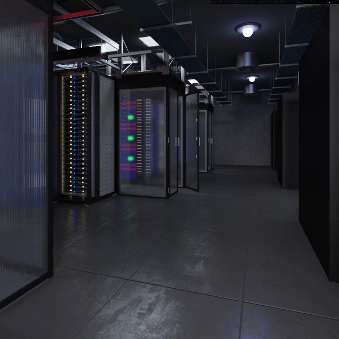 Data Center 3d Model