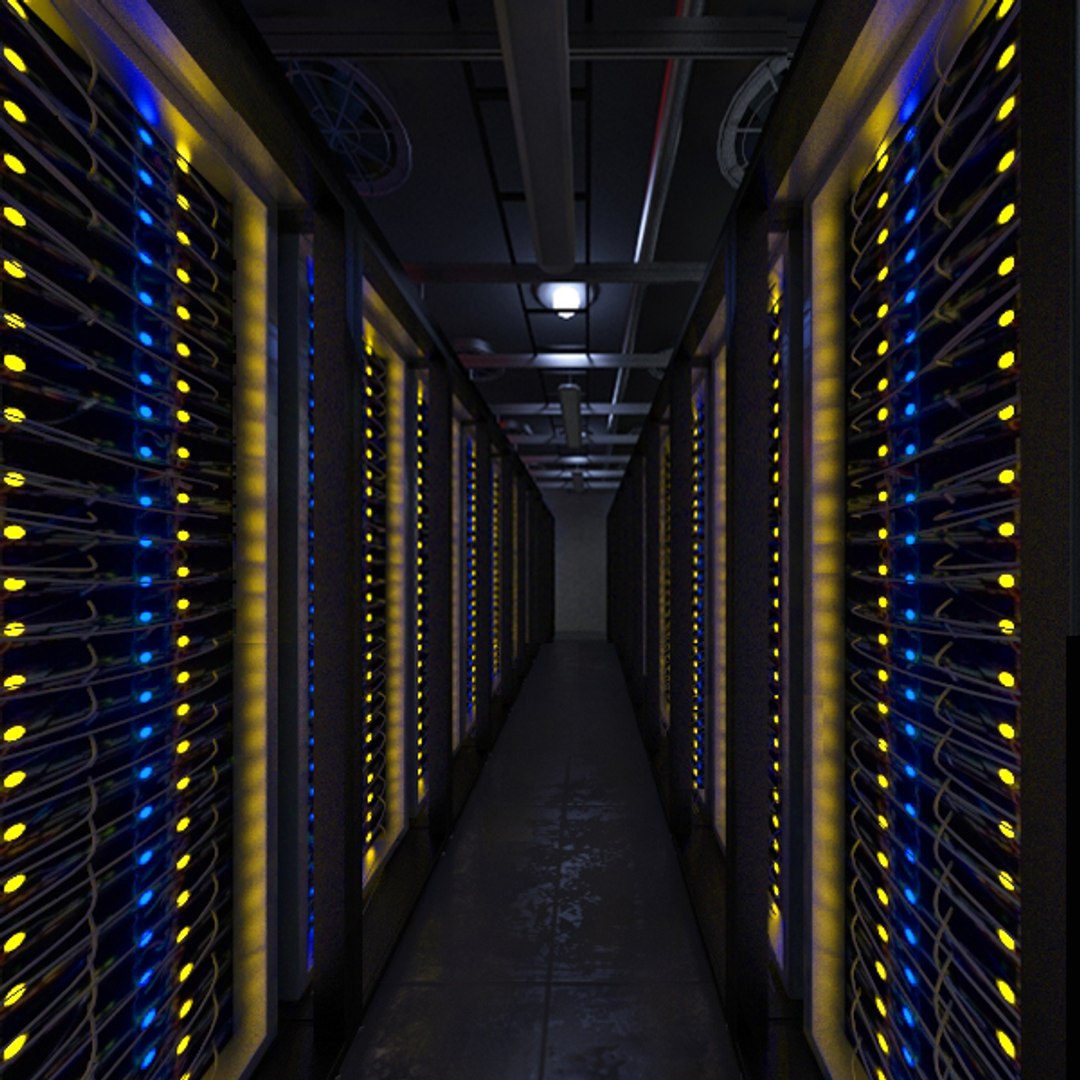 Data Center 3d Model