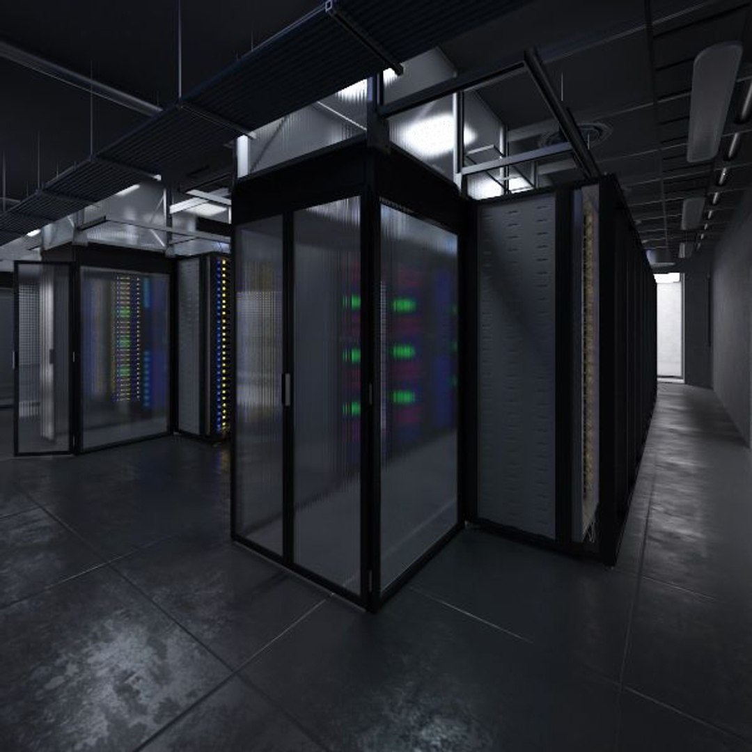 Data Center 3d Model